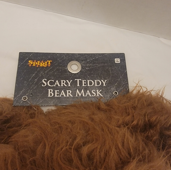 Costumes | Brand New Spirit Halloween Scary Brown Teddy Bear Mask ...